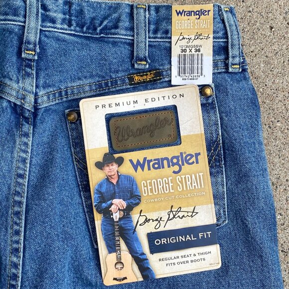 Wrangler | Jeans | Nwt Wrangler George Strait Cowboy Cut Original Jeans Stone Wash 3x36 3mgssw ...